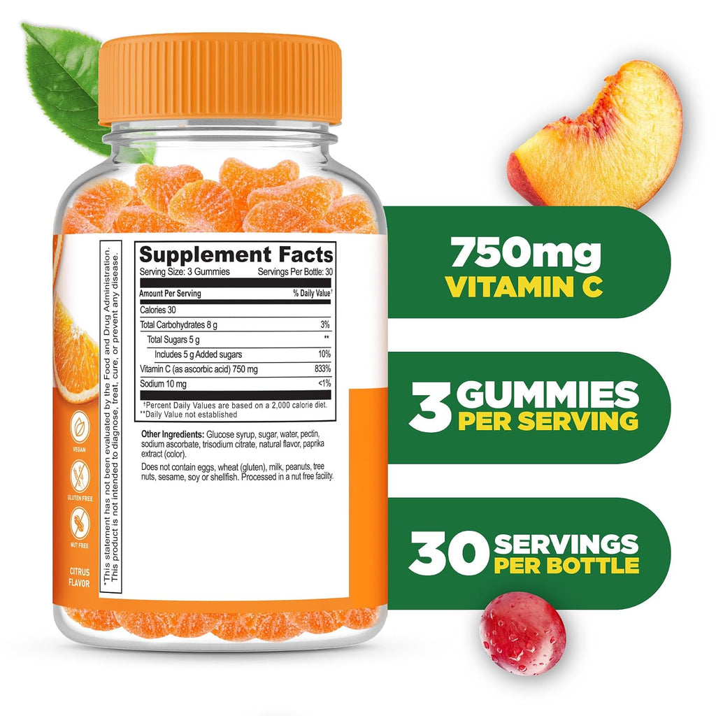 750 mg vitamin C for immune support