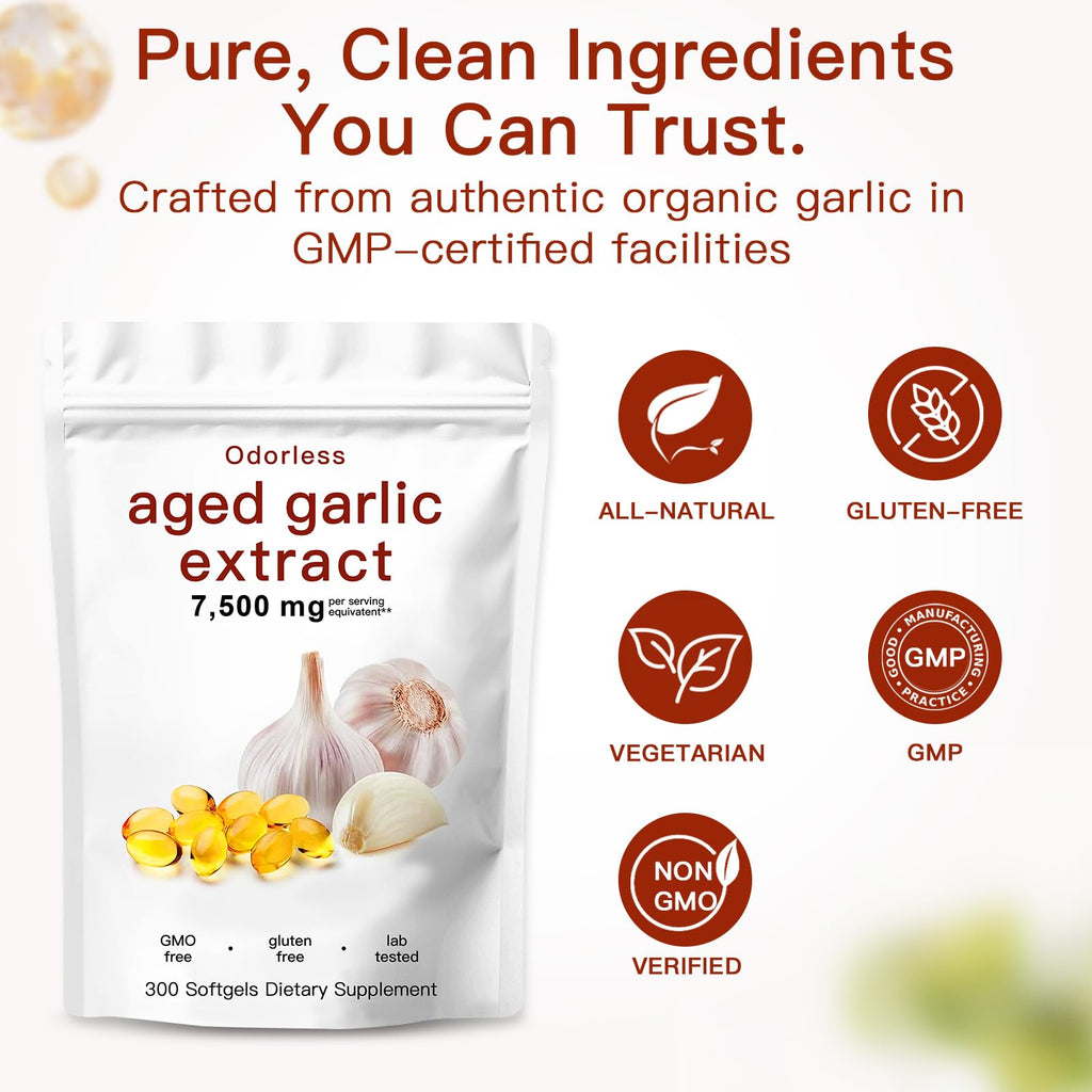 7500 mg garlic supplement benefits