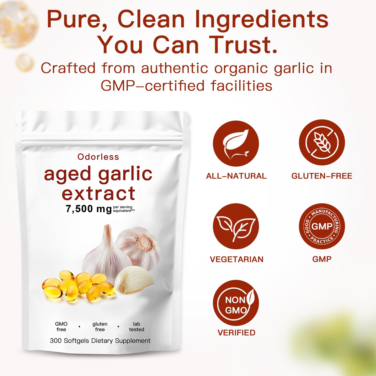 7500 mg garlic supplement benefits