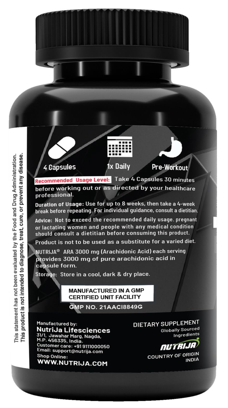 750mg blended vitamin and mineral