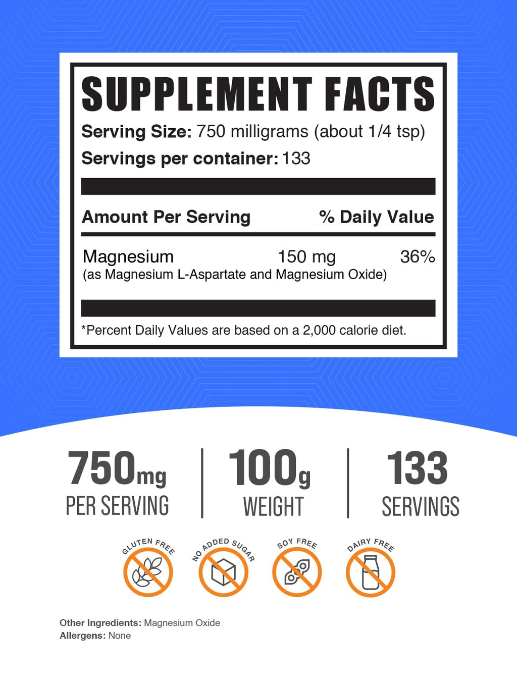 750mg magnesium per serving benefits