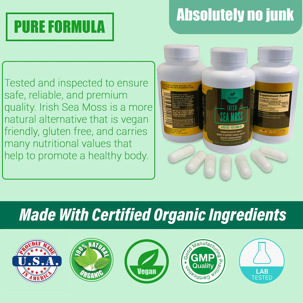 750mg sea moss for wellness