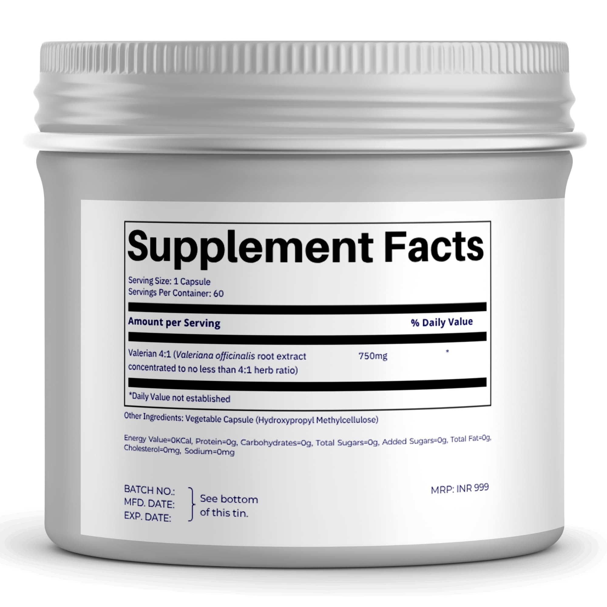 750mg valerian extract for sleep