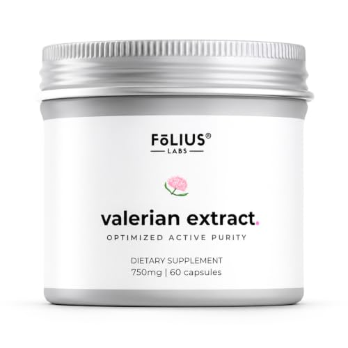 750mg valerian supplement for stress relief