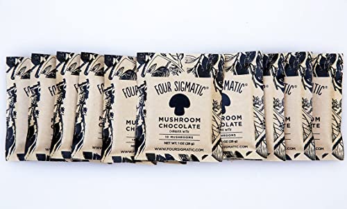 77% dark chocolate with mushrooms