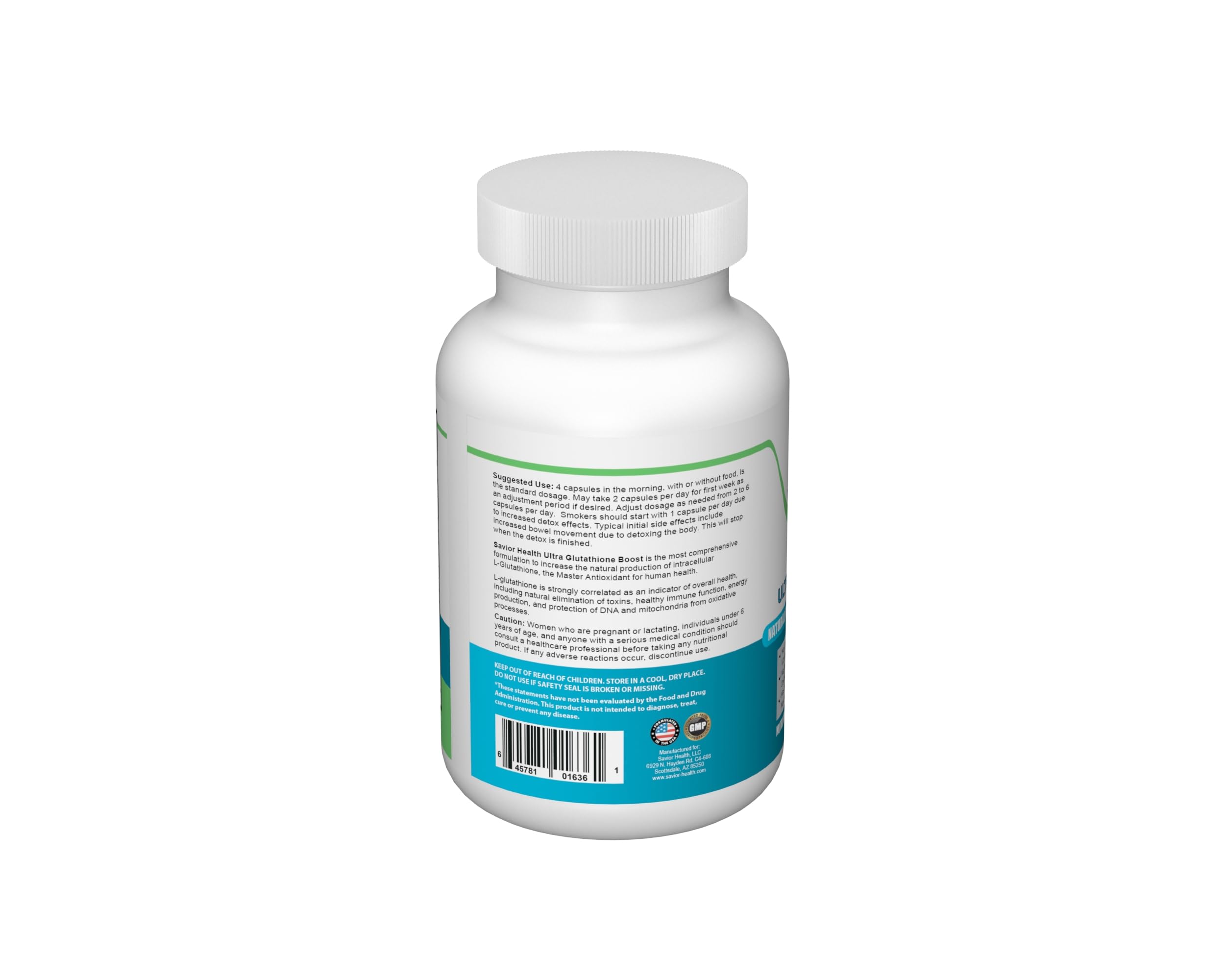 790mg L Glutathione supplement benefits
