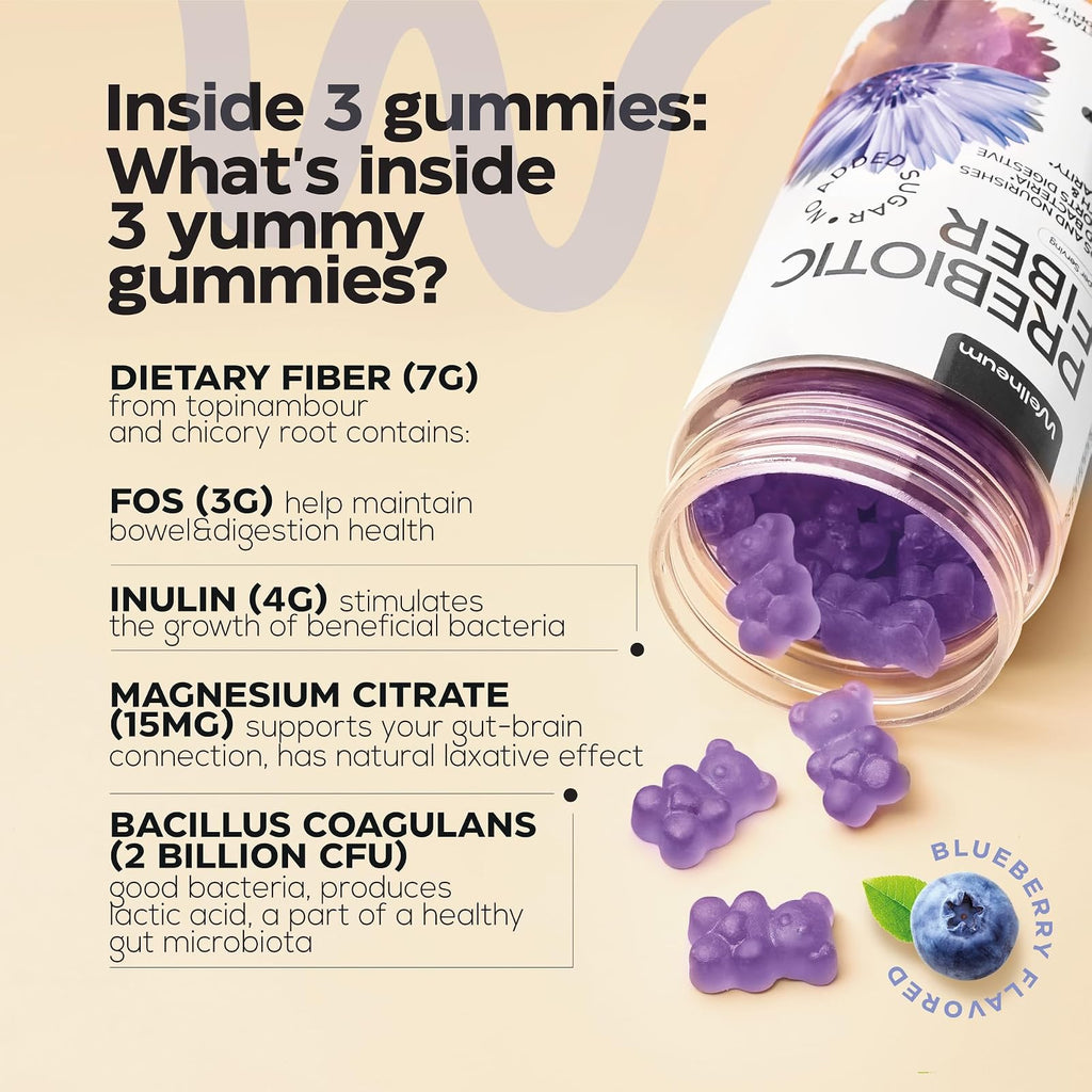 7g fiber gummies support digestive enzymes