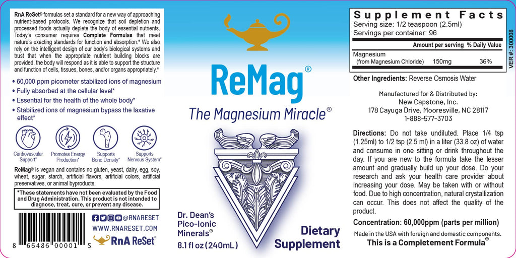 8.1 fl oz magnesium liquid