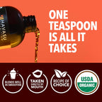 8 fl oz black seed oil bottle