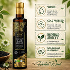 8 fl oz black seed oil bottle