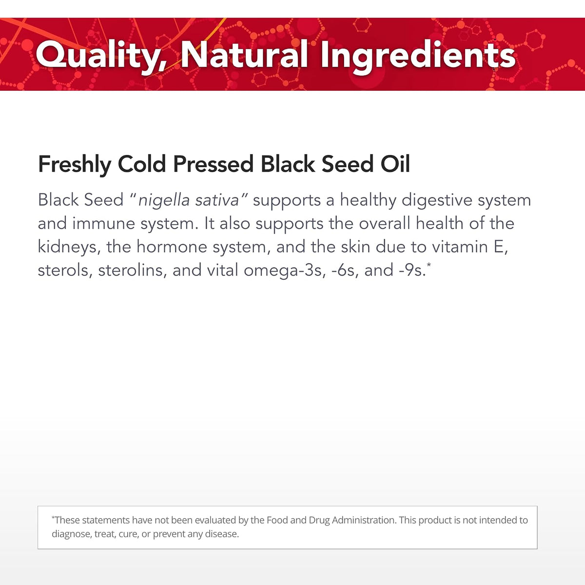 8 fl oz black seed oil bottle