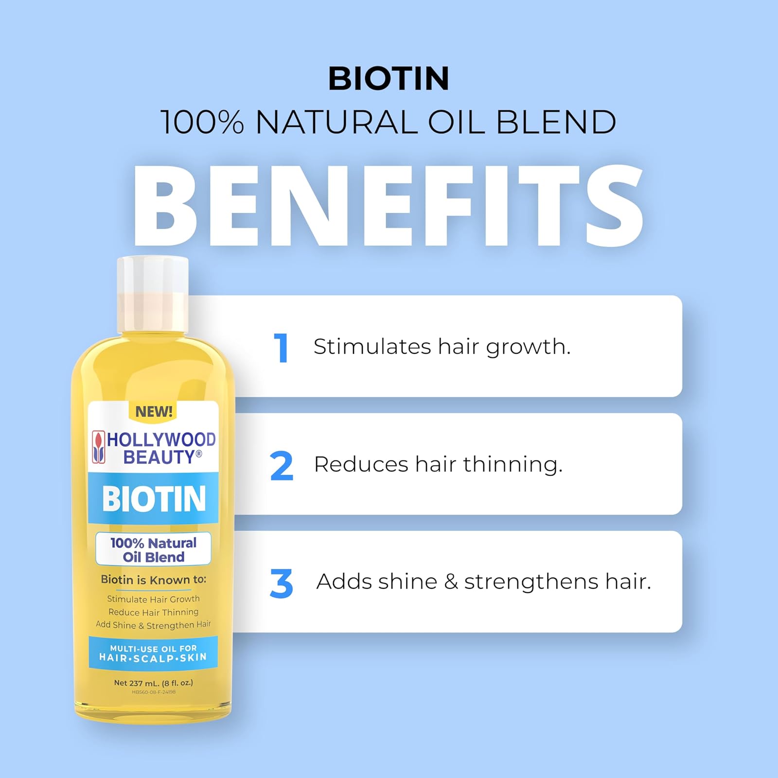 8 fl oz Hollywood Beauty biotin benefits