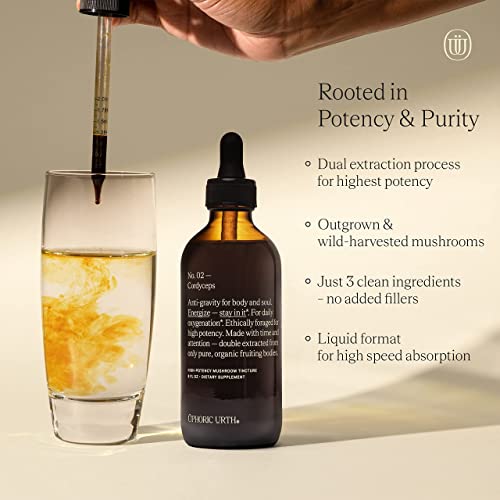 8 fl oz mushroom extract bottle