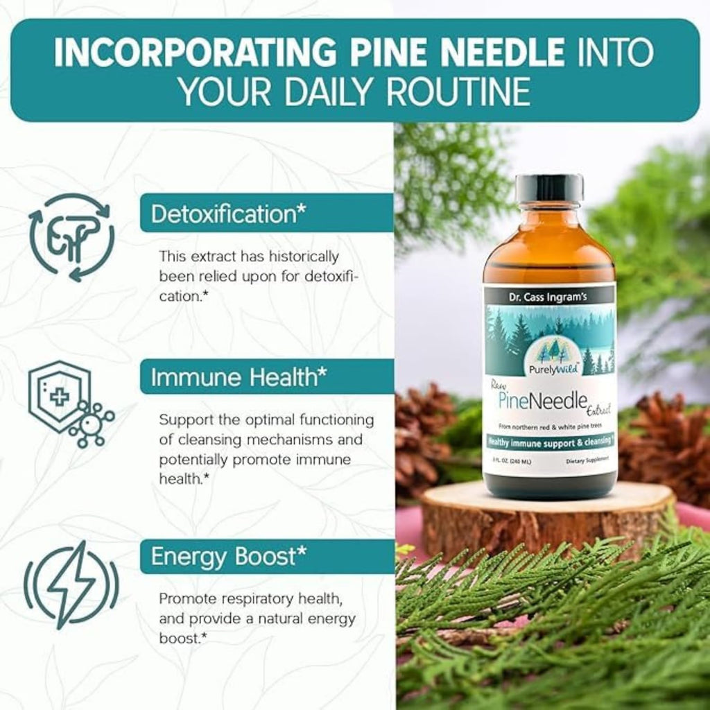 8 fl oz raw pine needle liquid