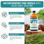 8 fl oz raw pine needle liquid