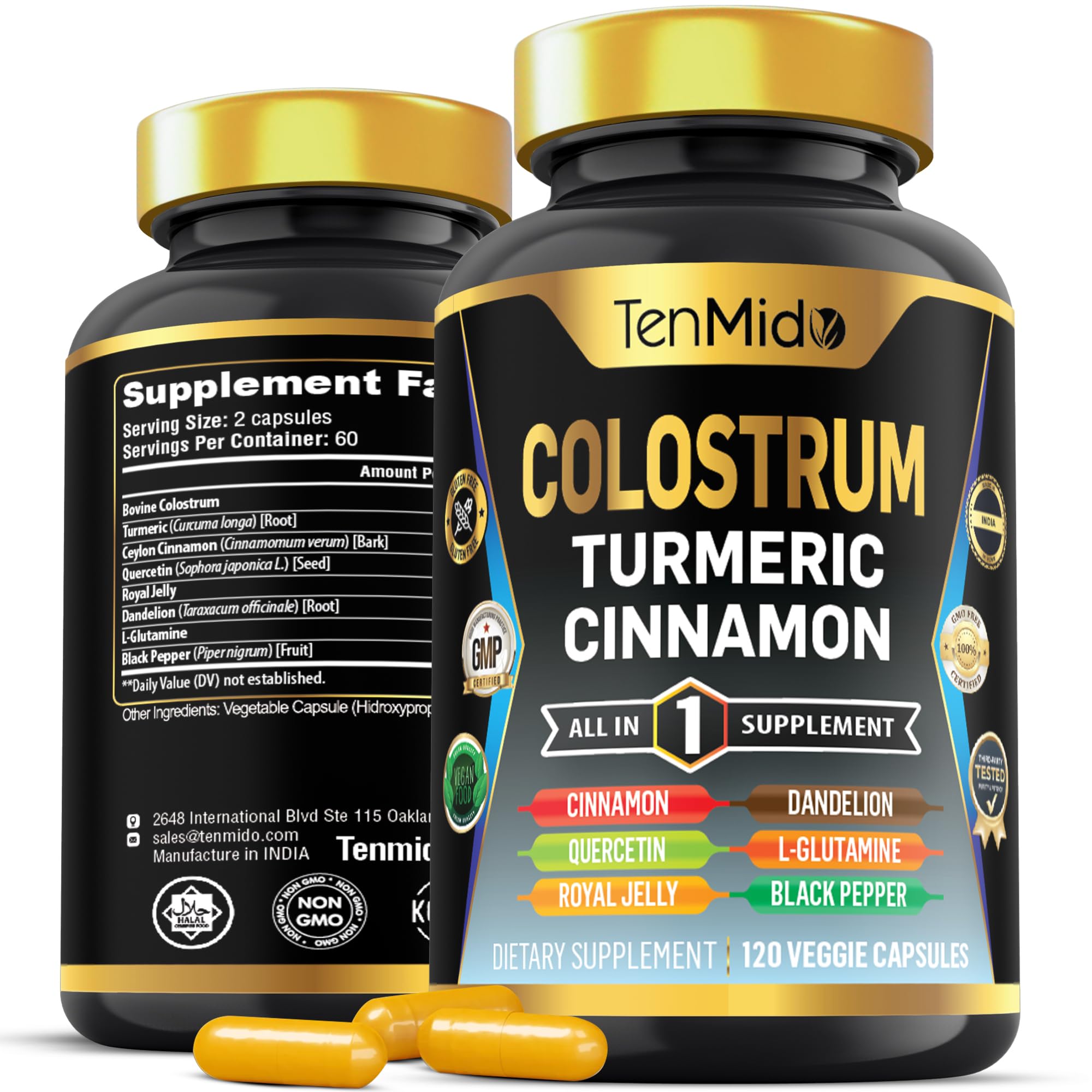 8-in-1 blended vitamin and mineral supplements