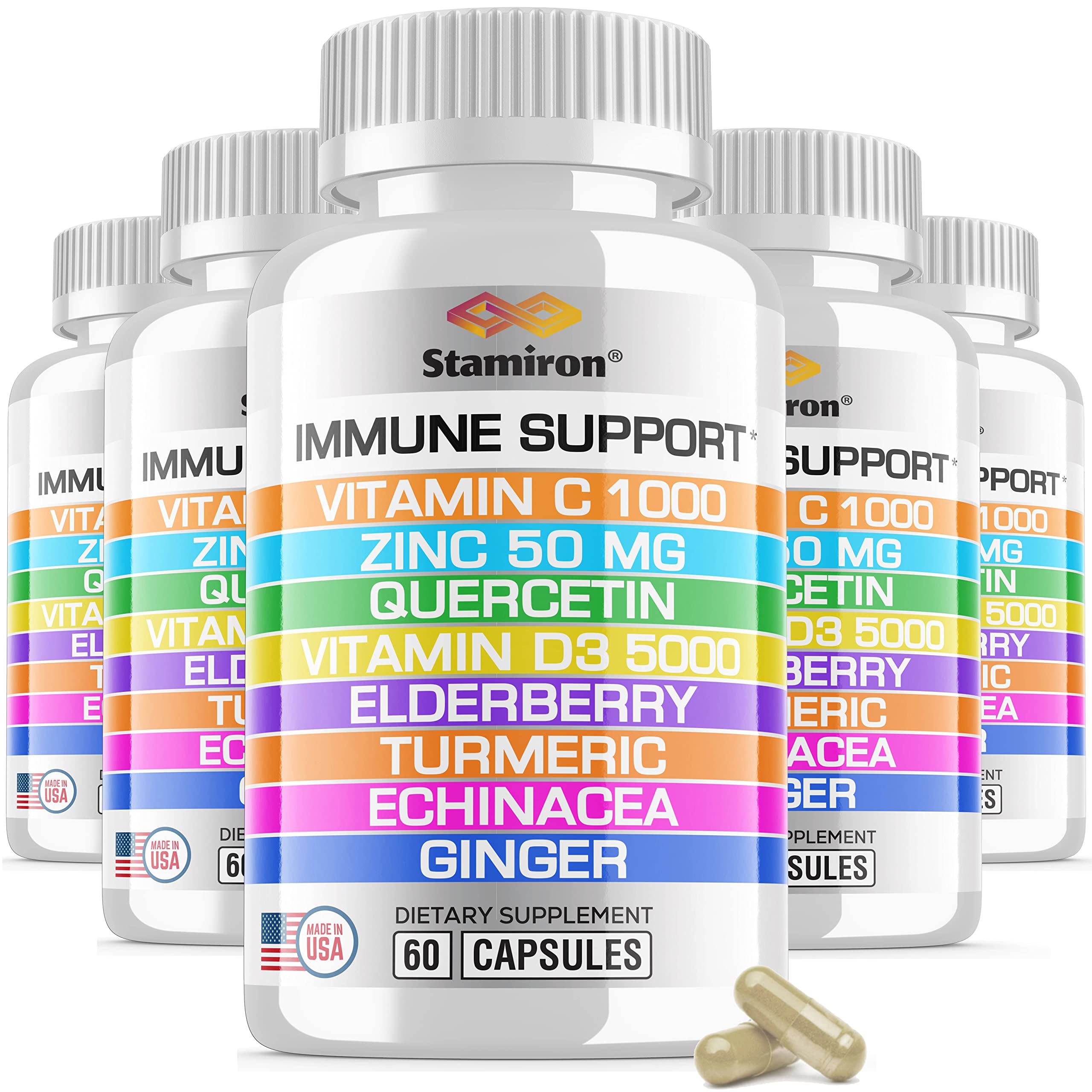 8-in-1 elderberry immune support supplement