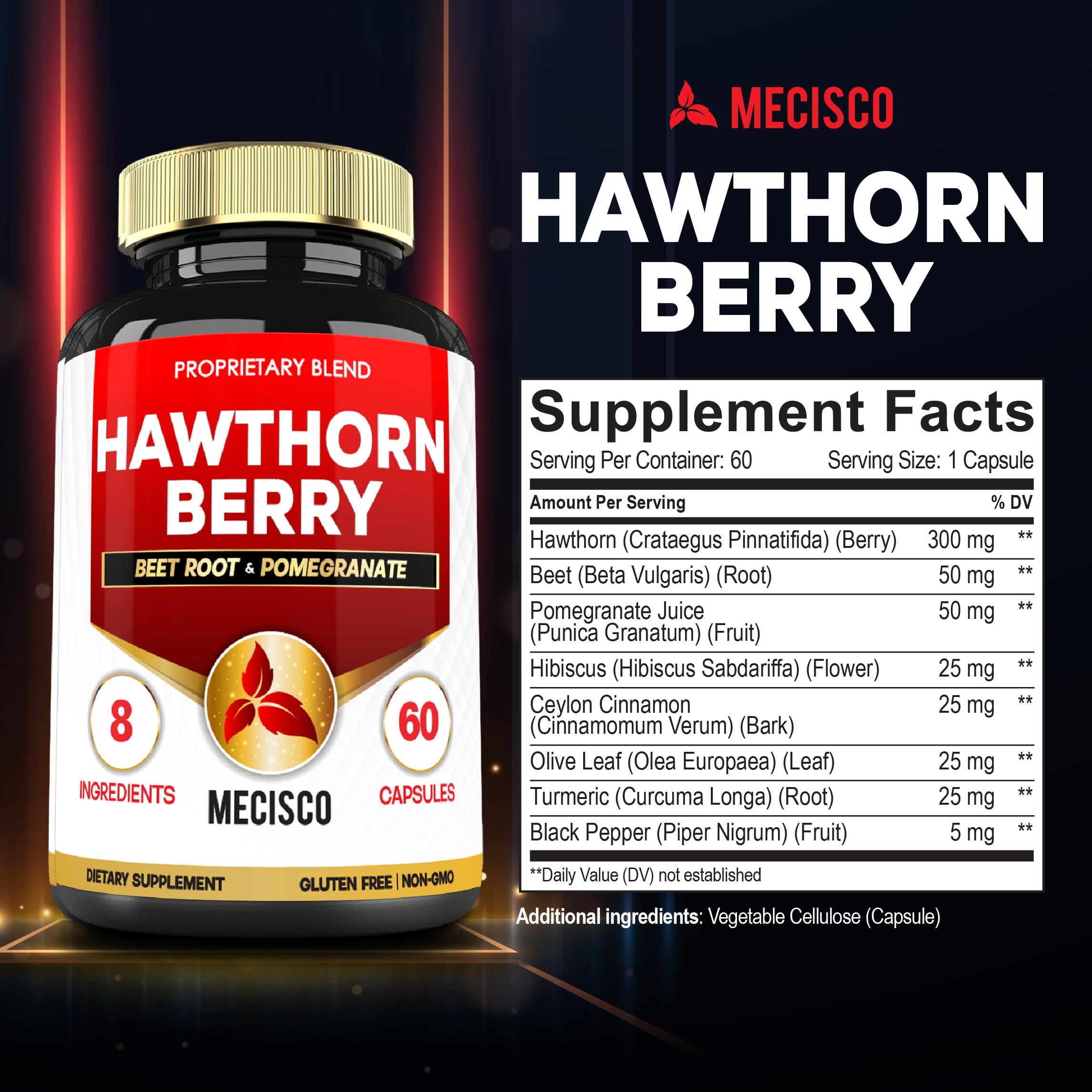 8-in-1 formula with hawthorn benefits