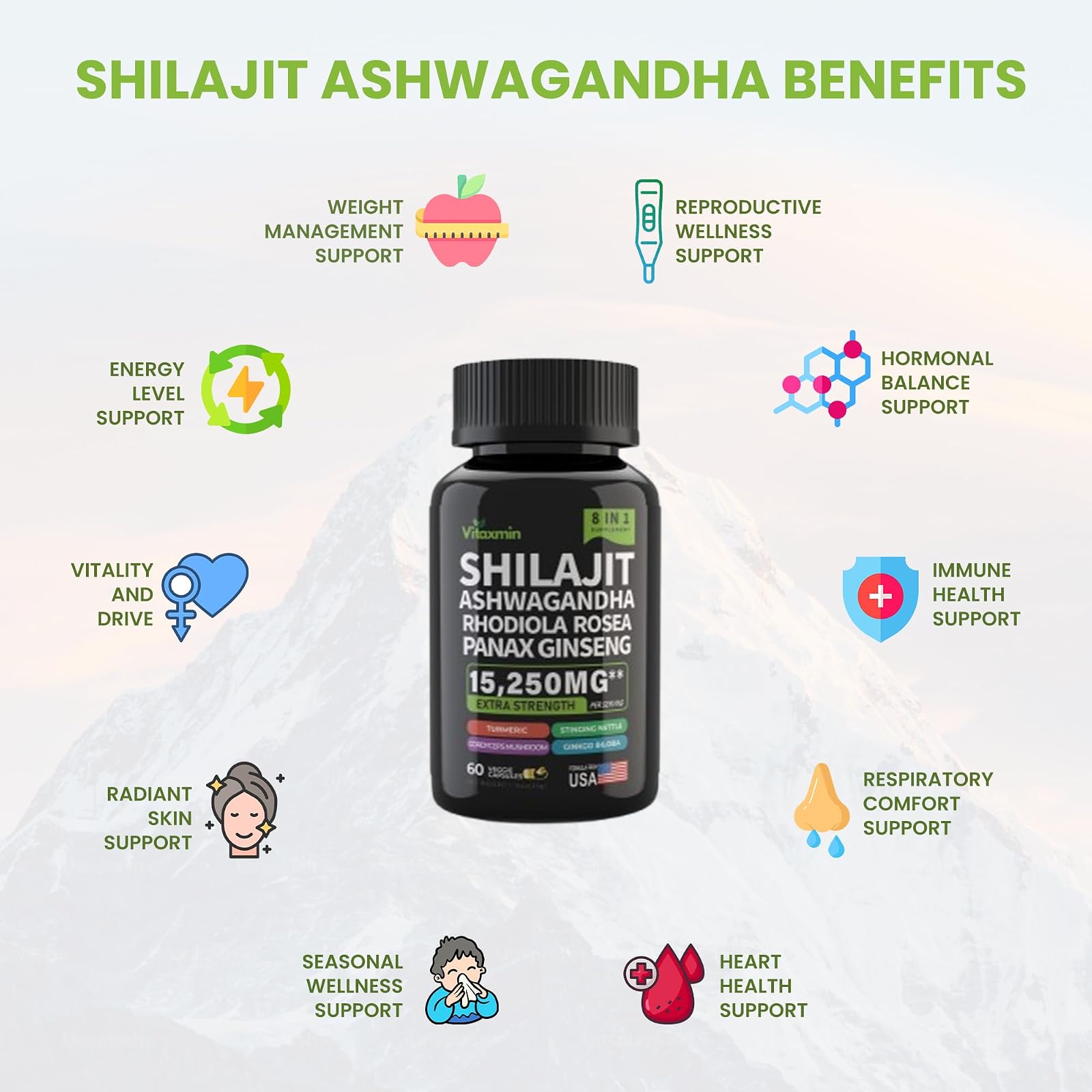 8-in-1 multivitamin supplement