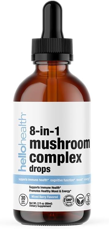 8-in-1 mushroom supplement for brain support