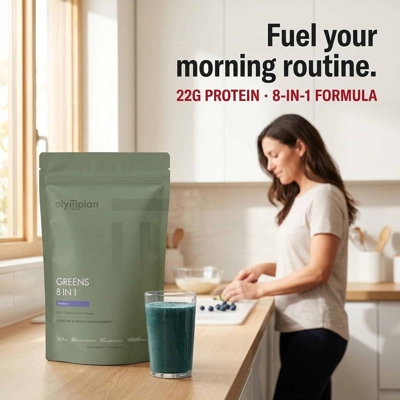 8 in 1 protein supplement features