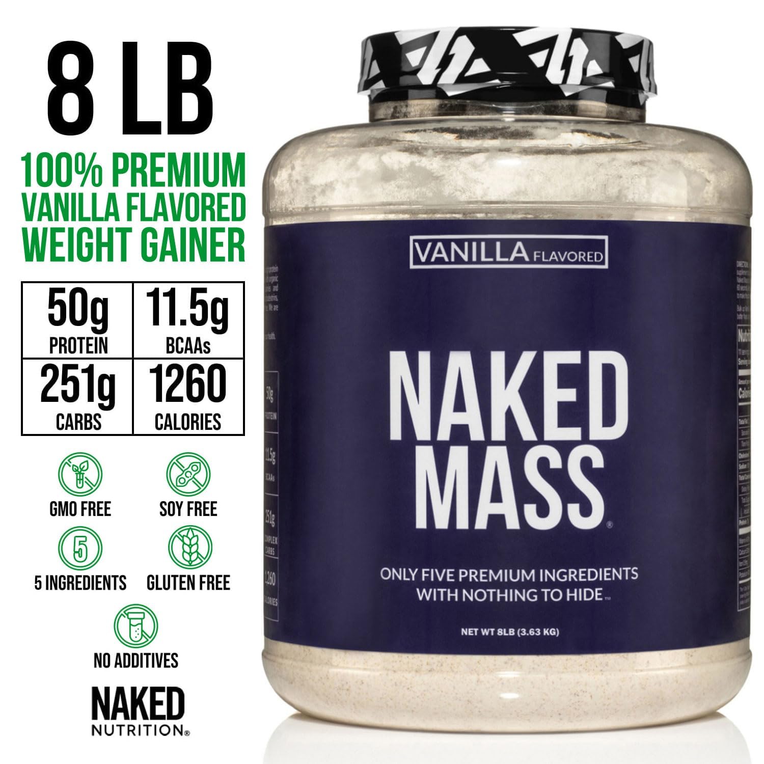 8 lb vanilla protein supplement