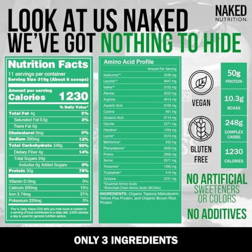 8 LB vegan weight gainers option