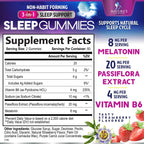 8 mg melatonin sleep support gummies