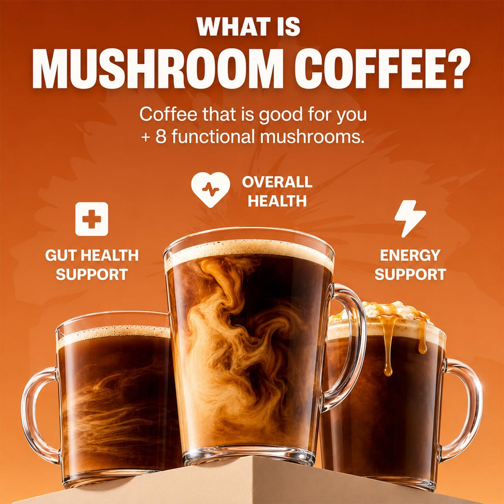 8 mushroom blend coffee