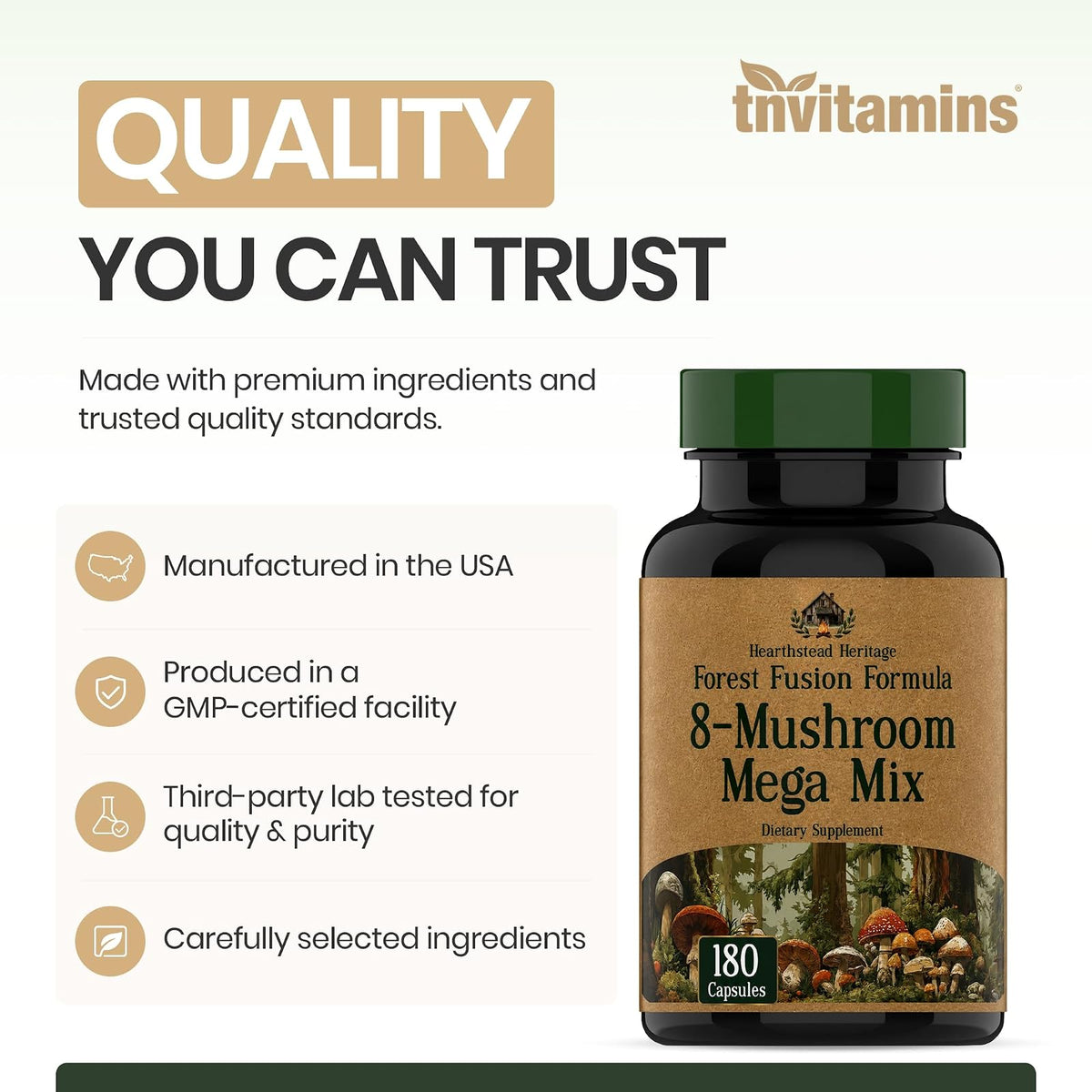 8 Mushroom Complex for daily vitality