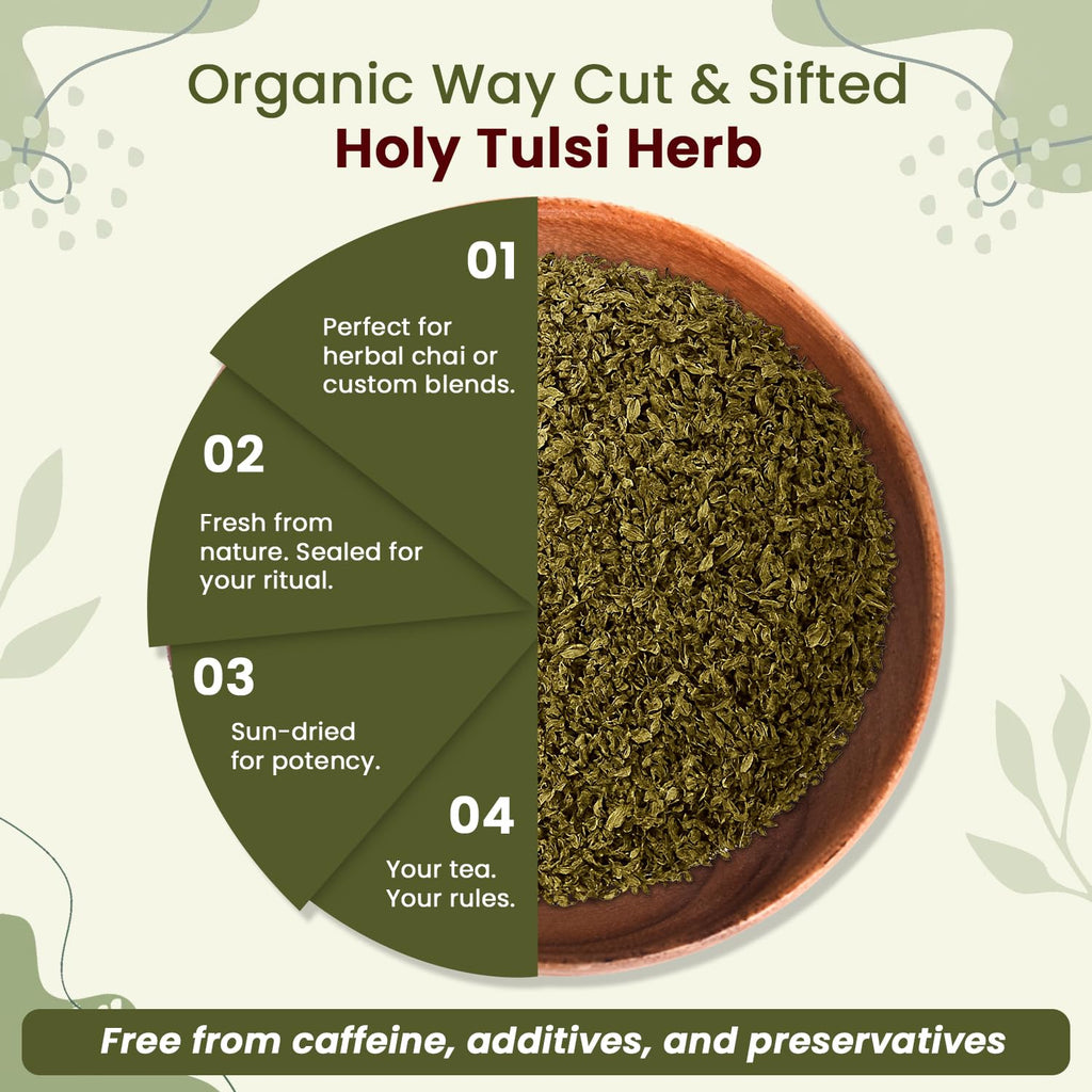 8 ounce holy tulsi herb