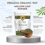 8 ounce organic mullein leaf