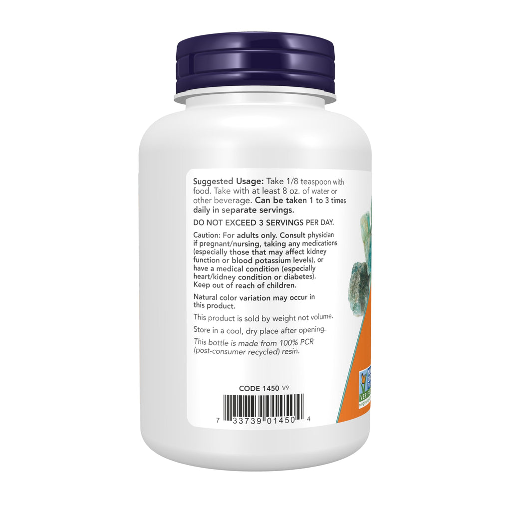 8-ounce potassium chloride container