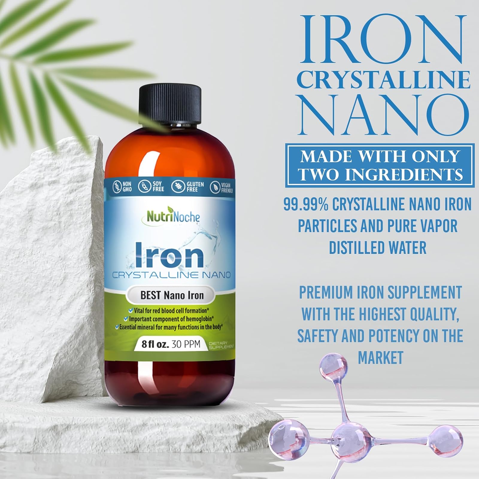 8 ounces of liquid iron nutrition
