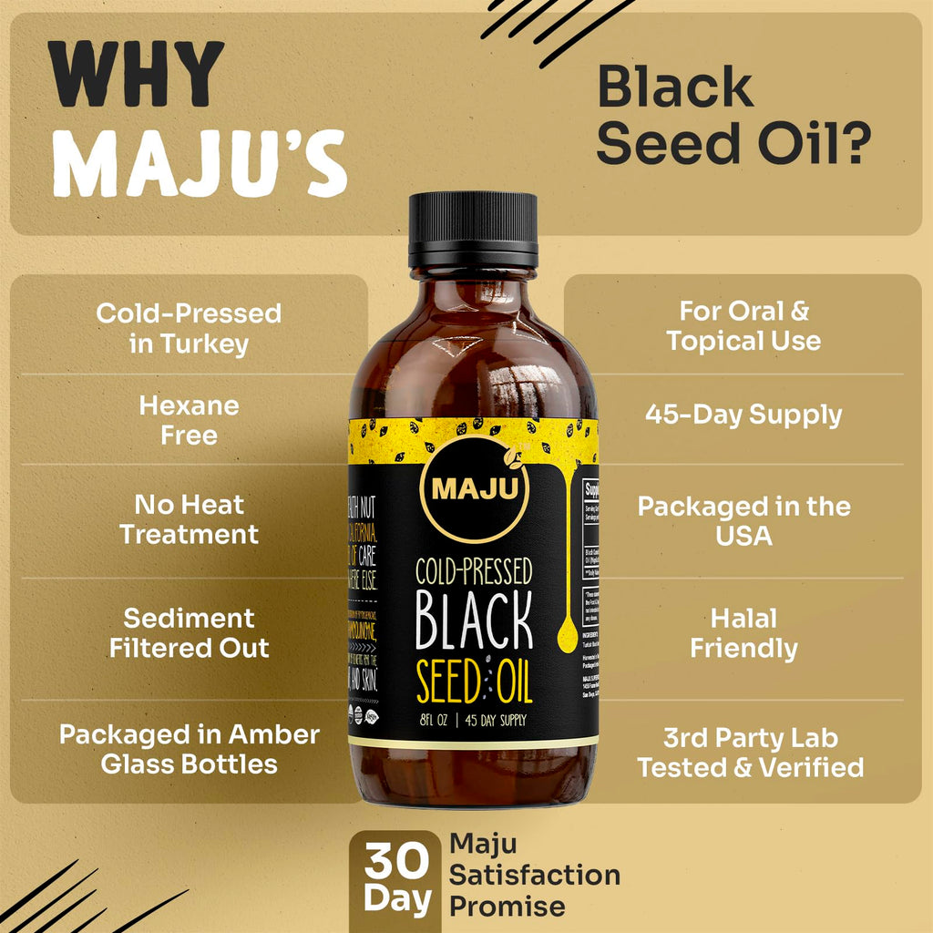 8 oz black seed oil for cooking