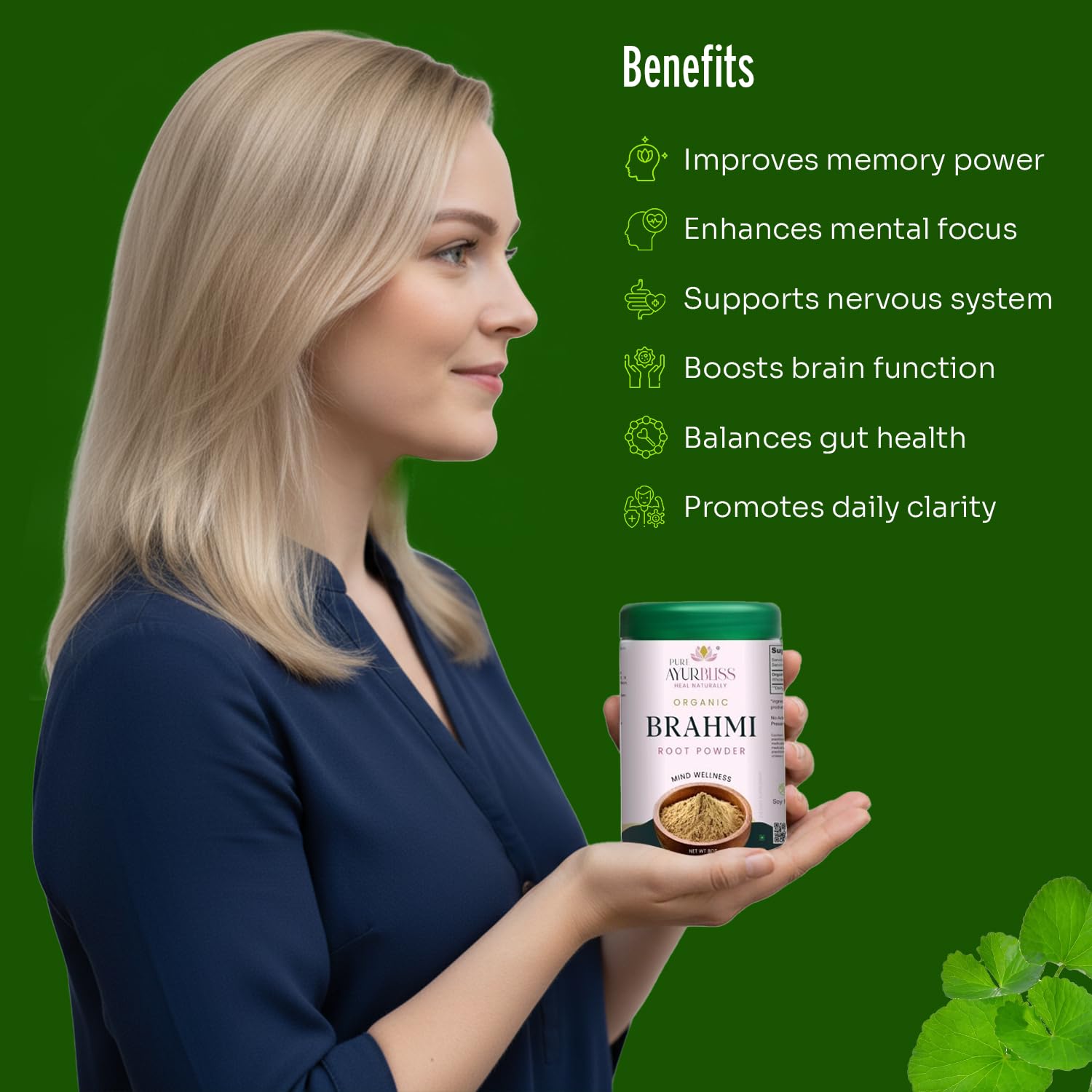 8 oz Brahmi for holistic health