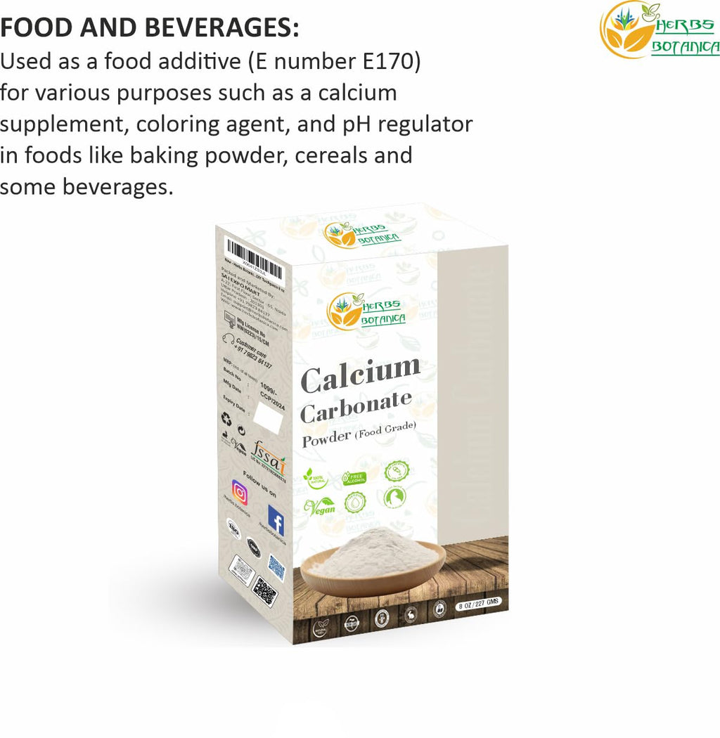 8 oz Calcium Carbonate for healthy teeth