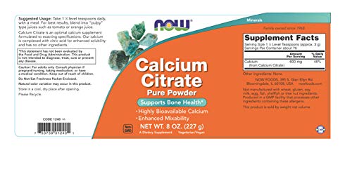 8 oz calcium powder for easy mixing