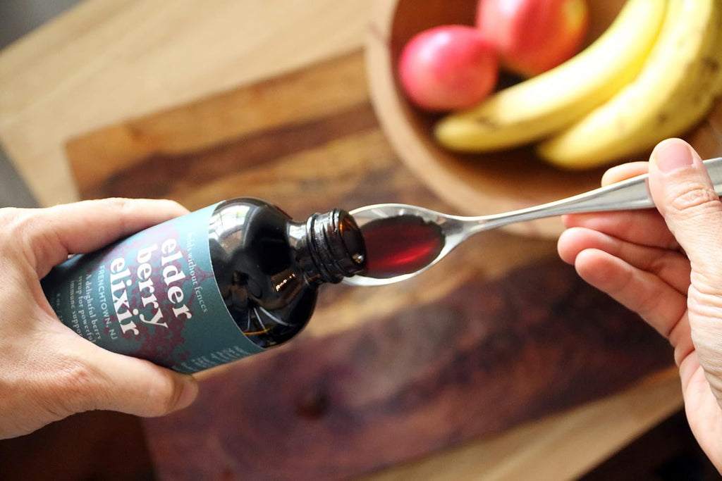 8 oz elderberry elixir for wellness
