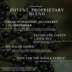 8 oz elderberry syrup bottle