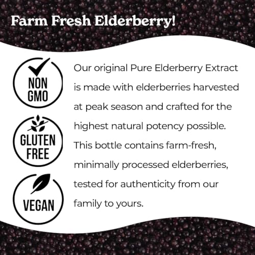 8 oz elderberry tincture for easy dosing