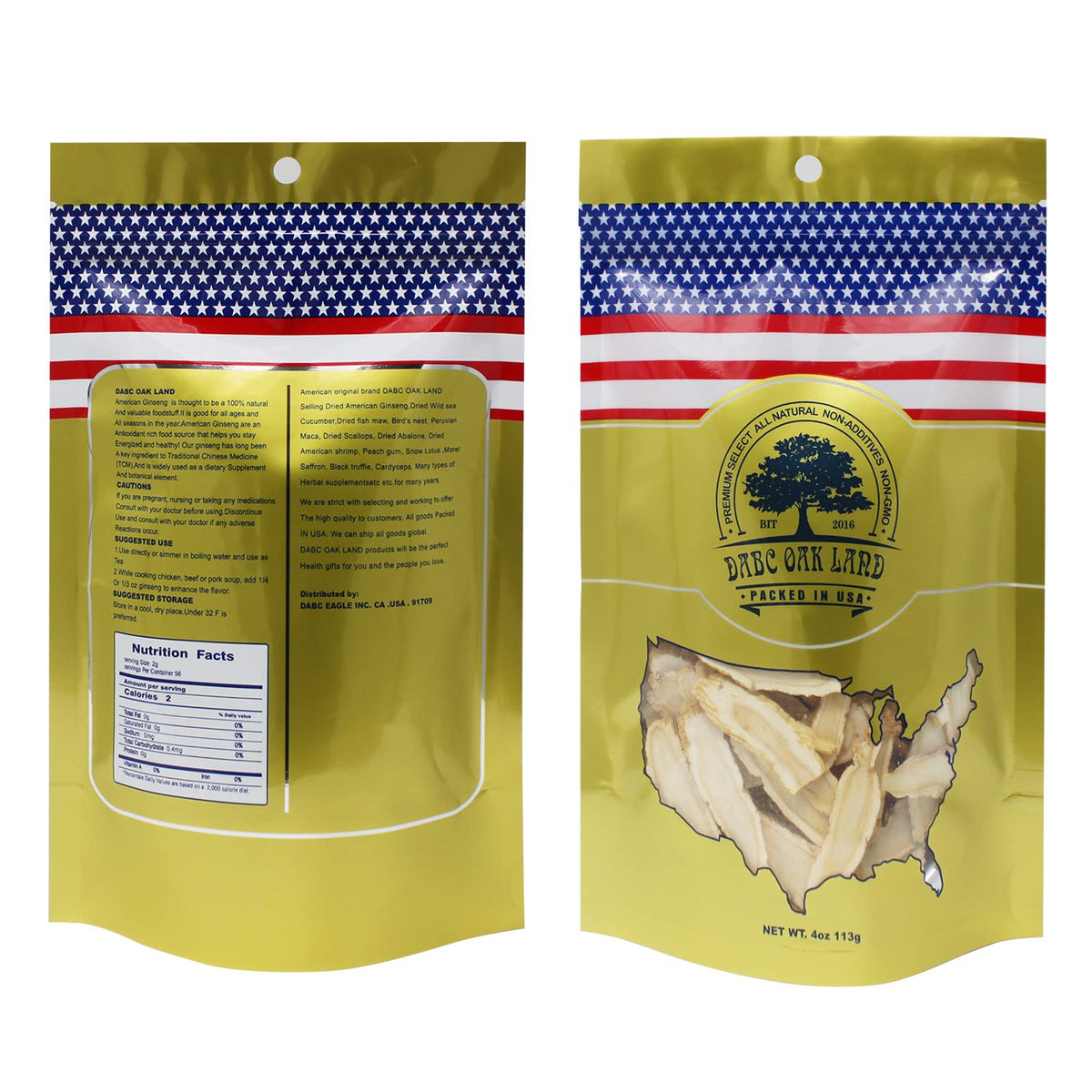 8 oz ginseng slices for daily use