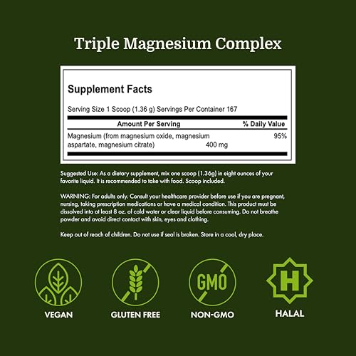 8 oz magnesium powder for total relief