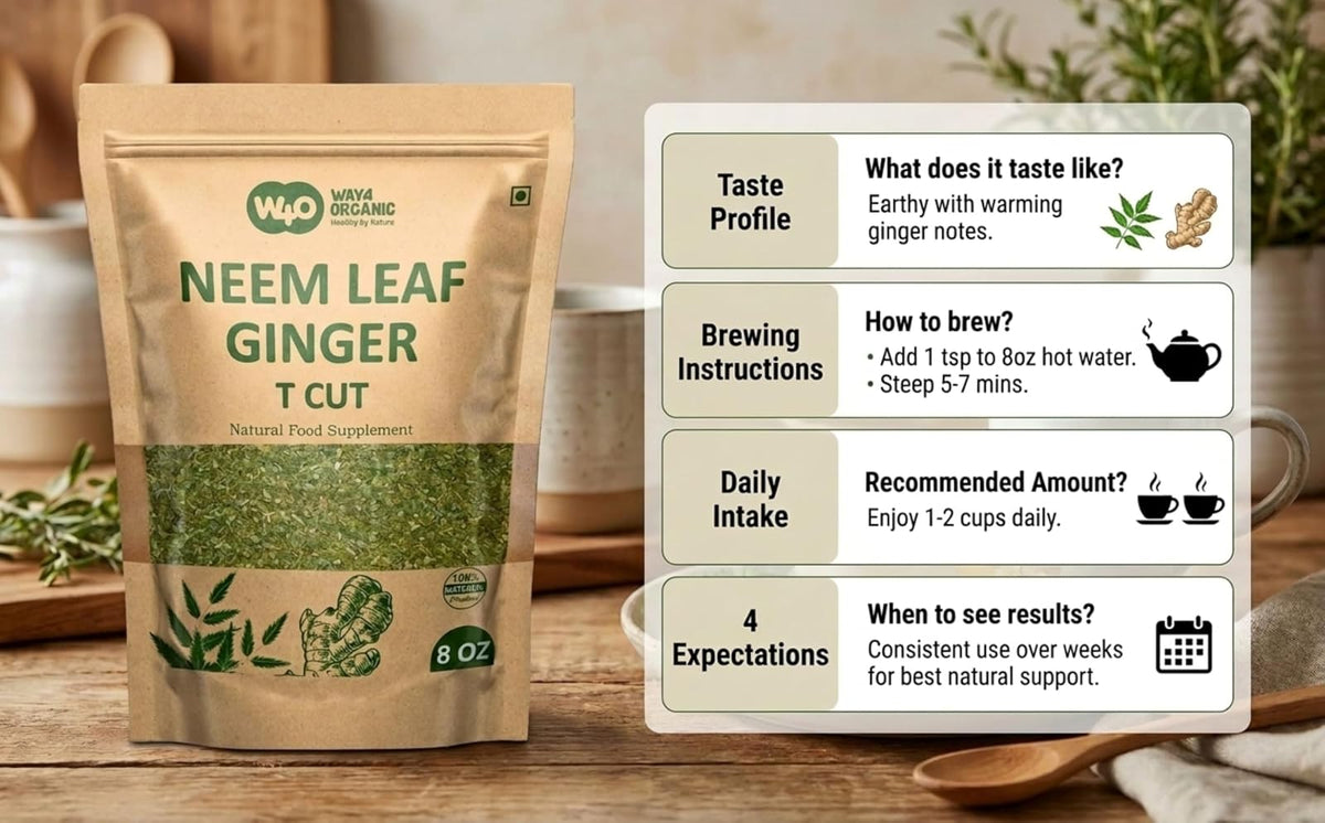 8 oz neem leaves tea package
