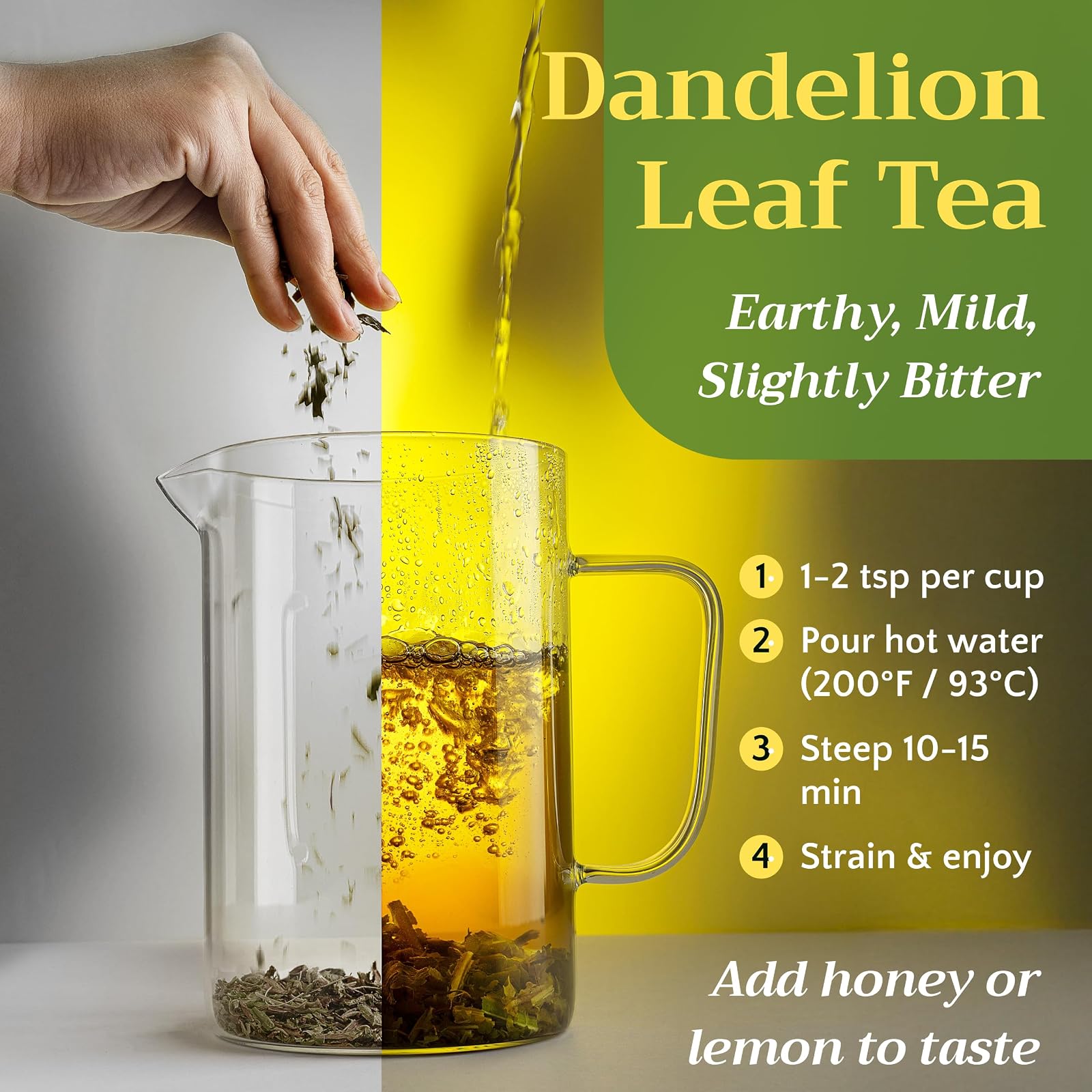 8 oz package of dandelion tea