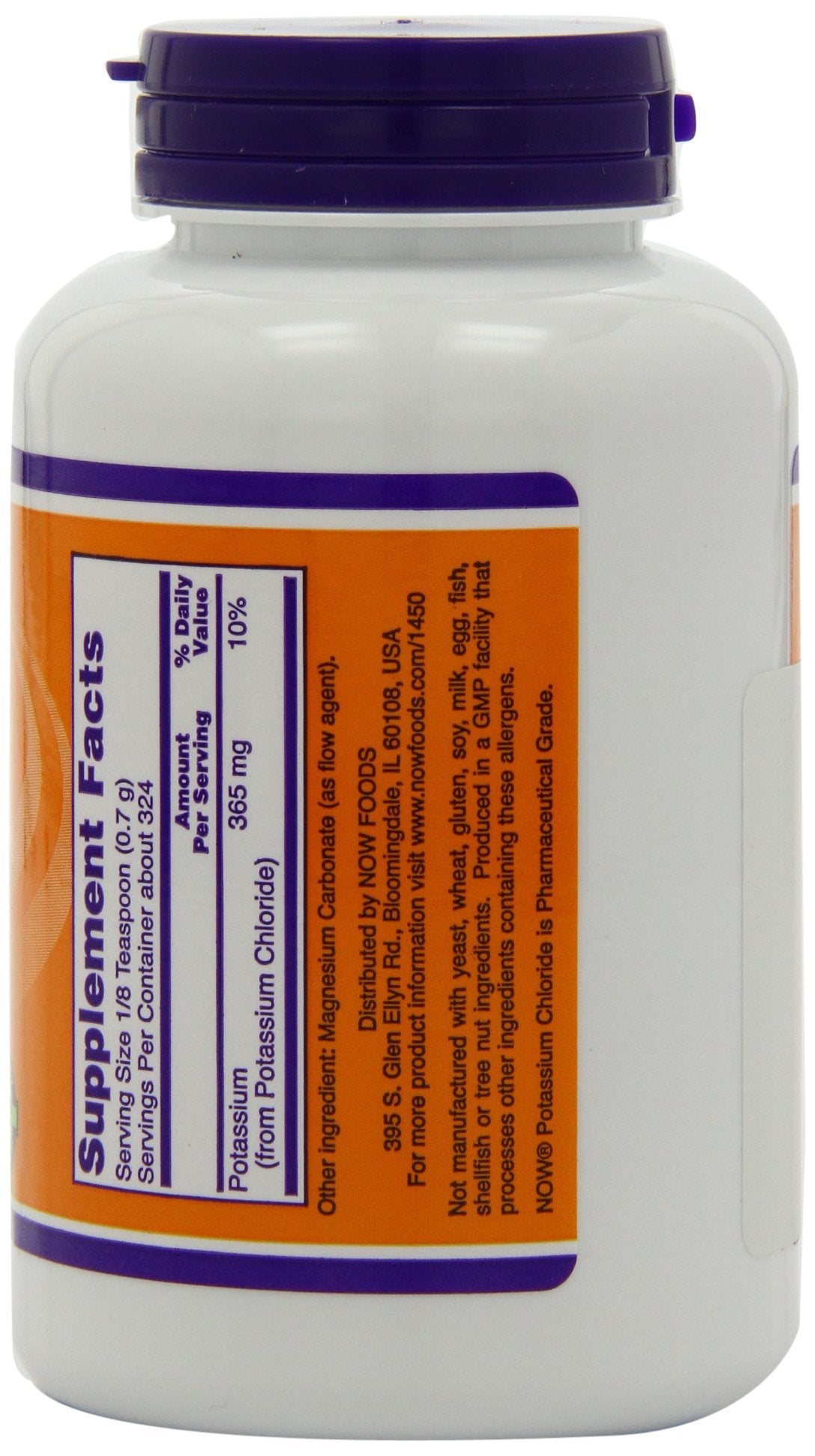 8 oz potassium chloride for convenience