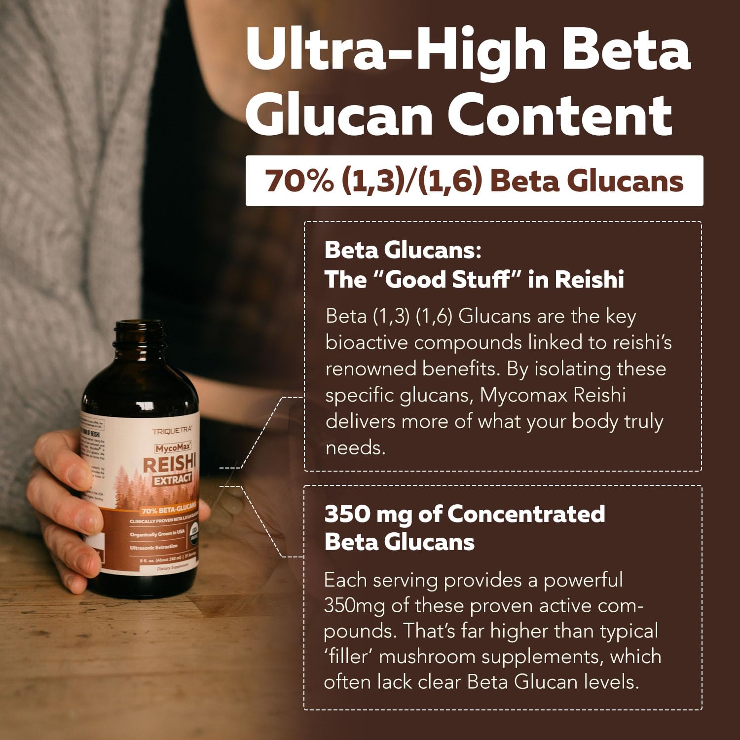 8 oz reishi extract for vitality