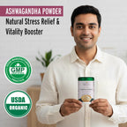 8 oz tin of organic Ashwagandha