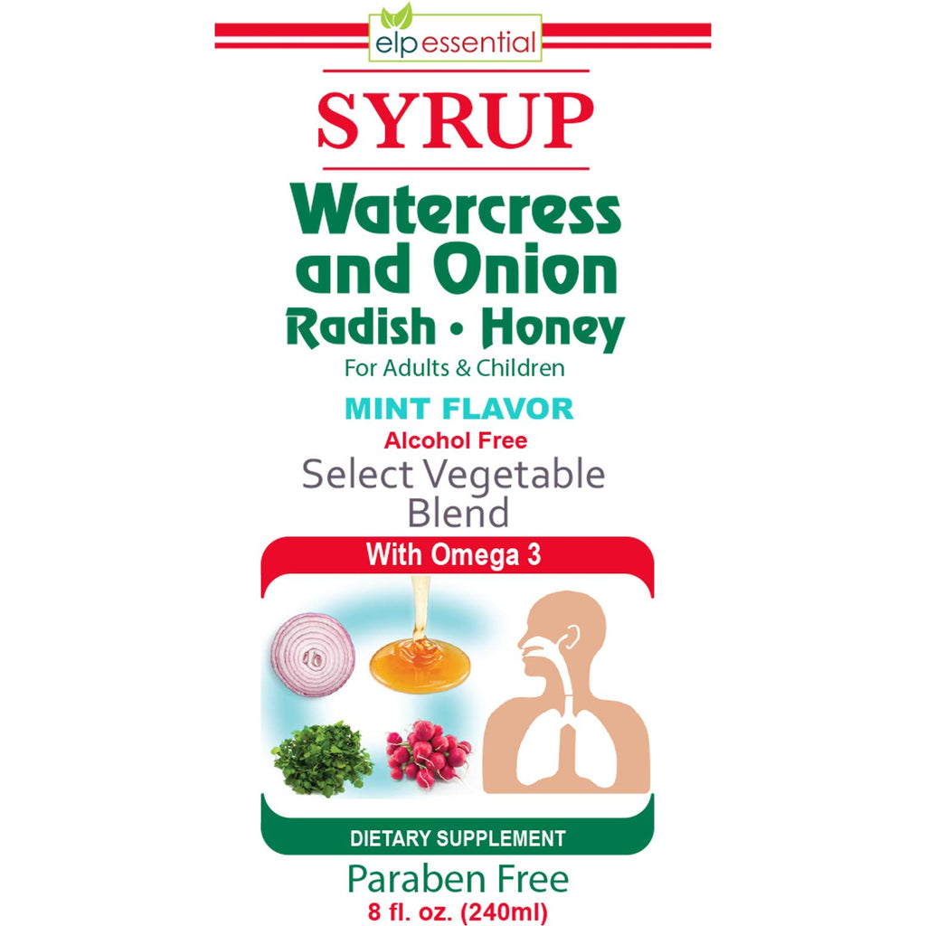 8 oz watercress honey syrup pack