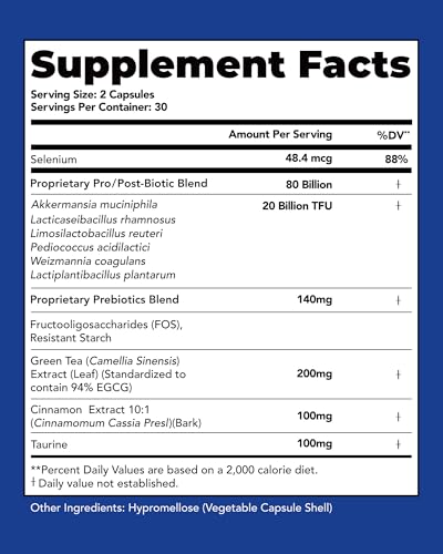 80 billion CFU probiotic capsules